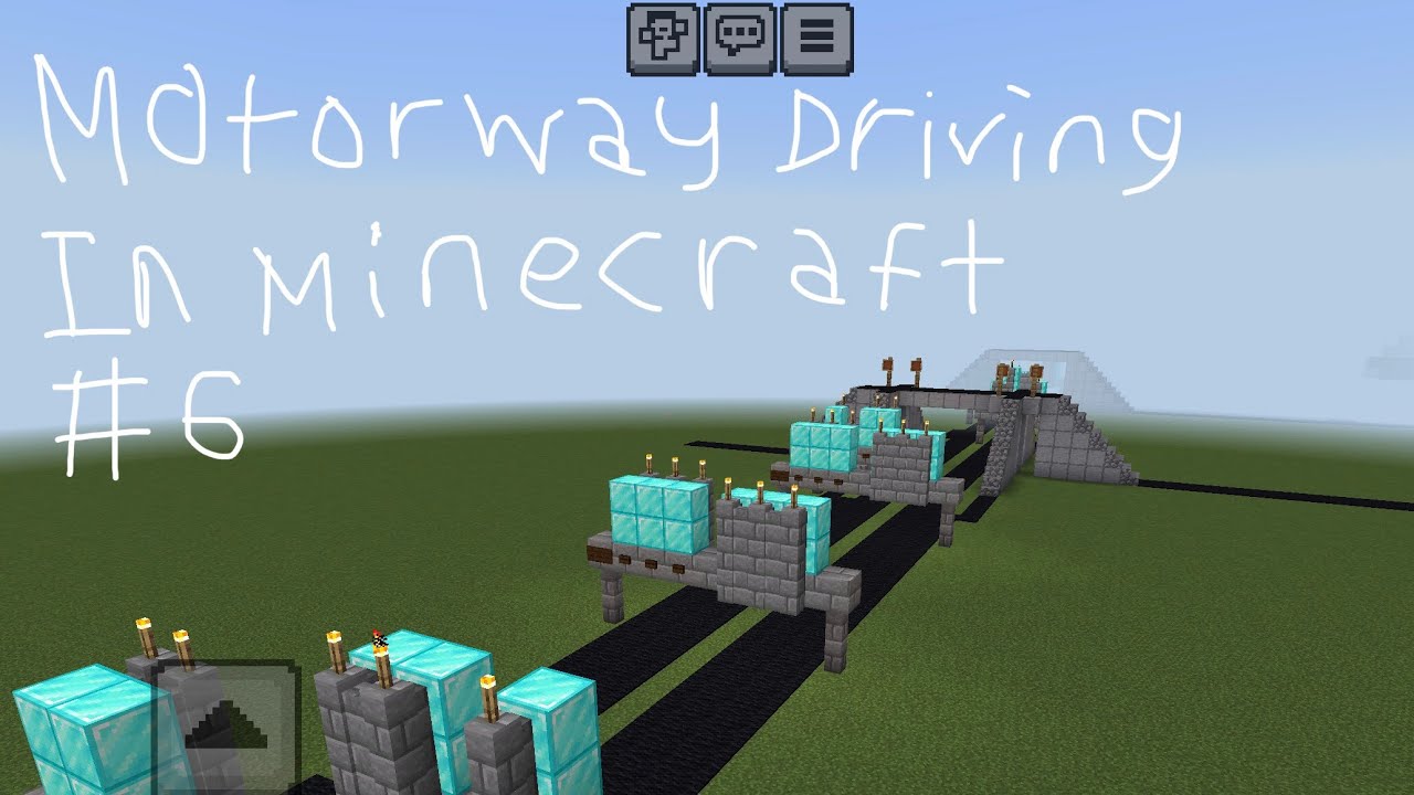 Motorway Driving In Minecraft #6 - YouTube