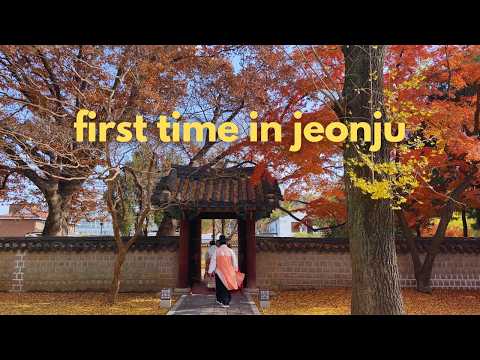 jeonju travel vlog | i travelled 2 hours from seoul to jeonju 