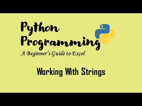 String Operations in Python | Working with Strings - YouTube