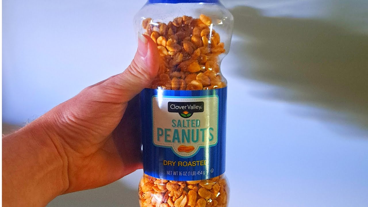 CLOVER VALLEY SALTED PEANUTS DRY ROASTED REVIEW - YouTube