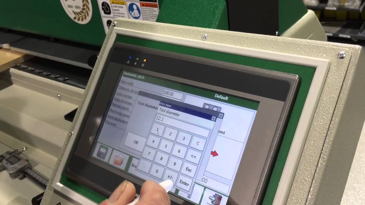 Omec F11TS CNC TOUCH SCREEN - Imported by Macoser - YouTube
