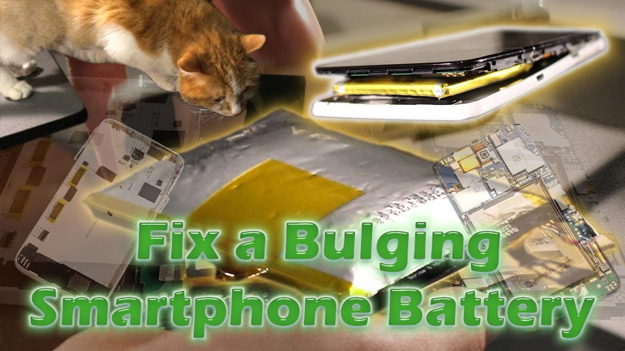 Fixing a Bulging Smartphone Battery - YouTube