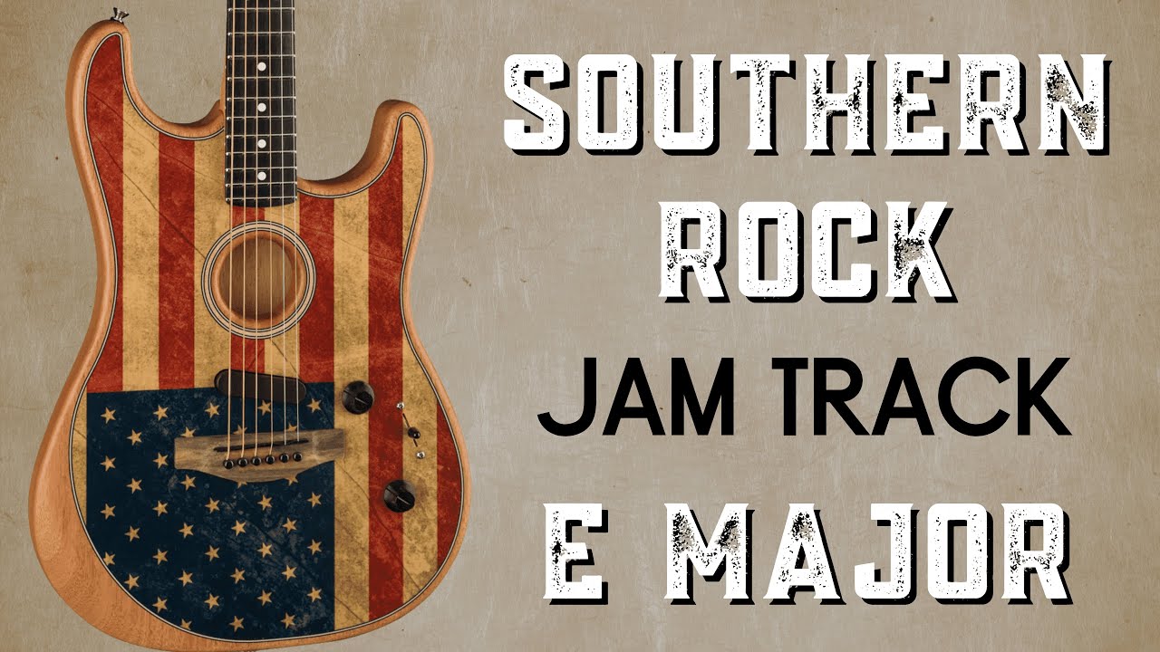 Southern Rock Backing Track in E Major - YouTube