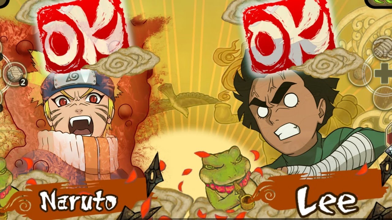 NARUTO WITH RED CHAKRA AGAINST LEE'S GATE NARUTO Ultimate Ninja STORM 1 ...