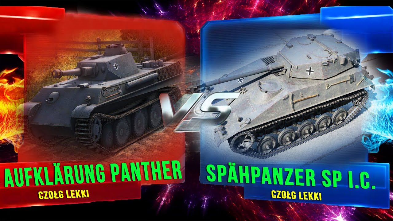 Aufklärungspanzer Panther vs. Spähpanzer SP I.C. - WOT - YouTube