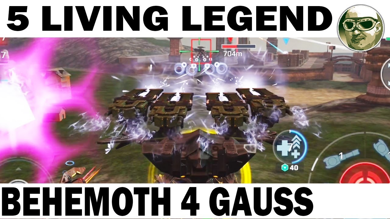 ARDENT BEHEMOTH 4 SOLID GAUSS MK3 | 5 LIVING LEGEND | WAR ROBOTS| MAX ...