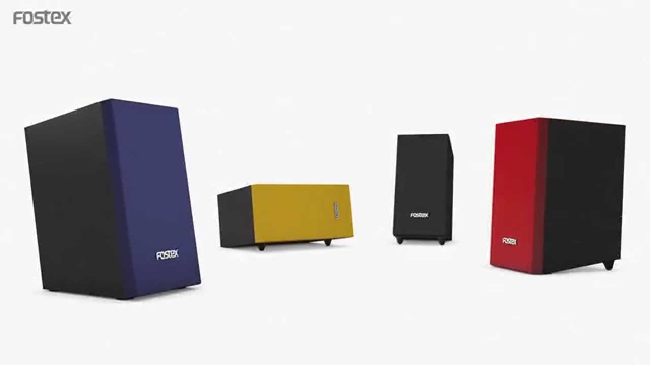 Fostex PM0.1 × SN0.1 COLORFUL GRILLE [30sec] - YouTube