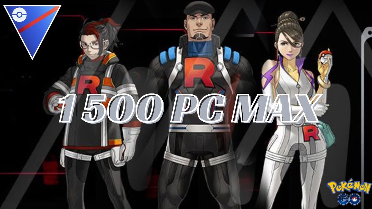 Les Chefs de la Team Go Rocket avec des Pokémon 1500 PC - Pokemon Go ...