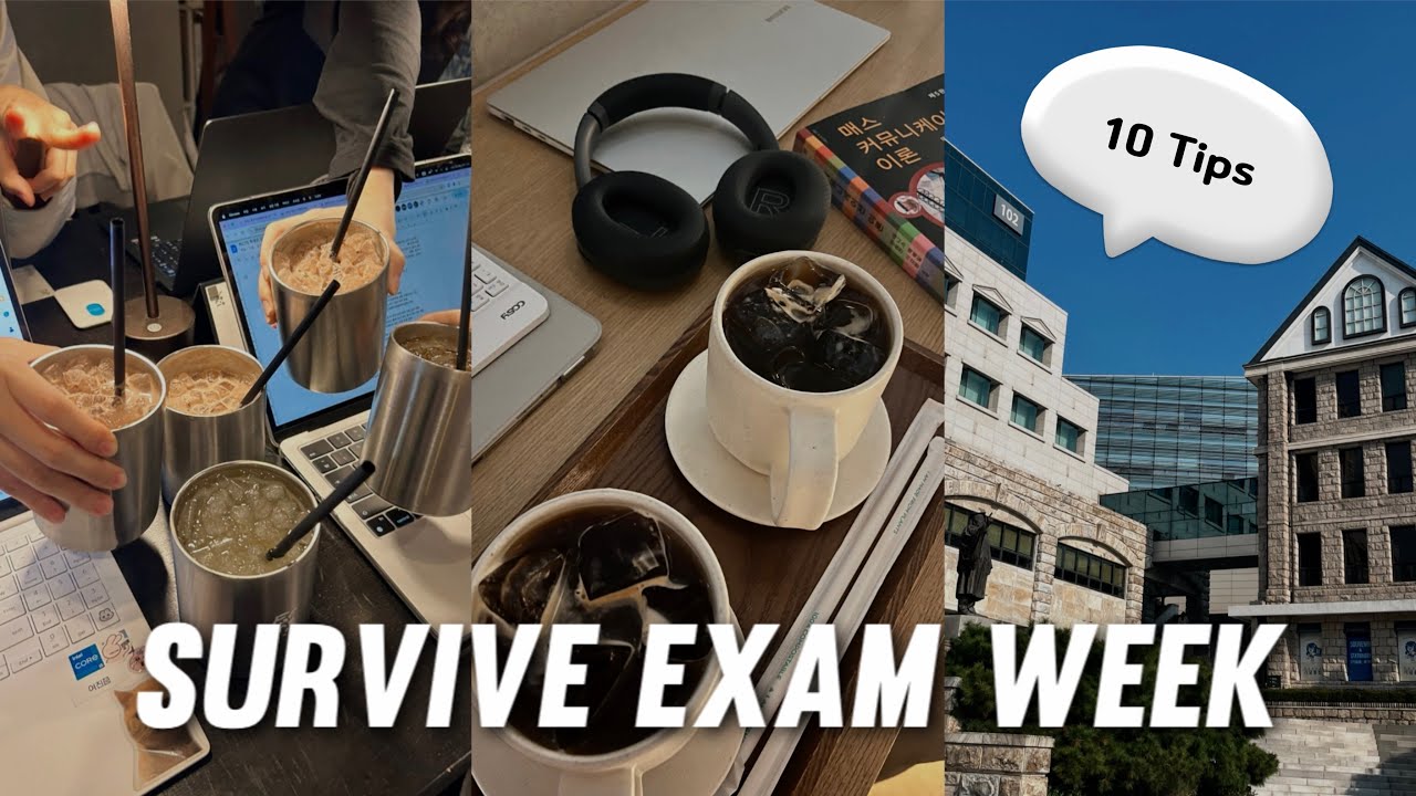 10 TIPS: Survive and Thrive Through Exam Week - YouTube