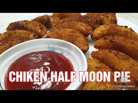 Easy chiken half moon recipe - YouTube