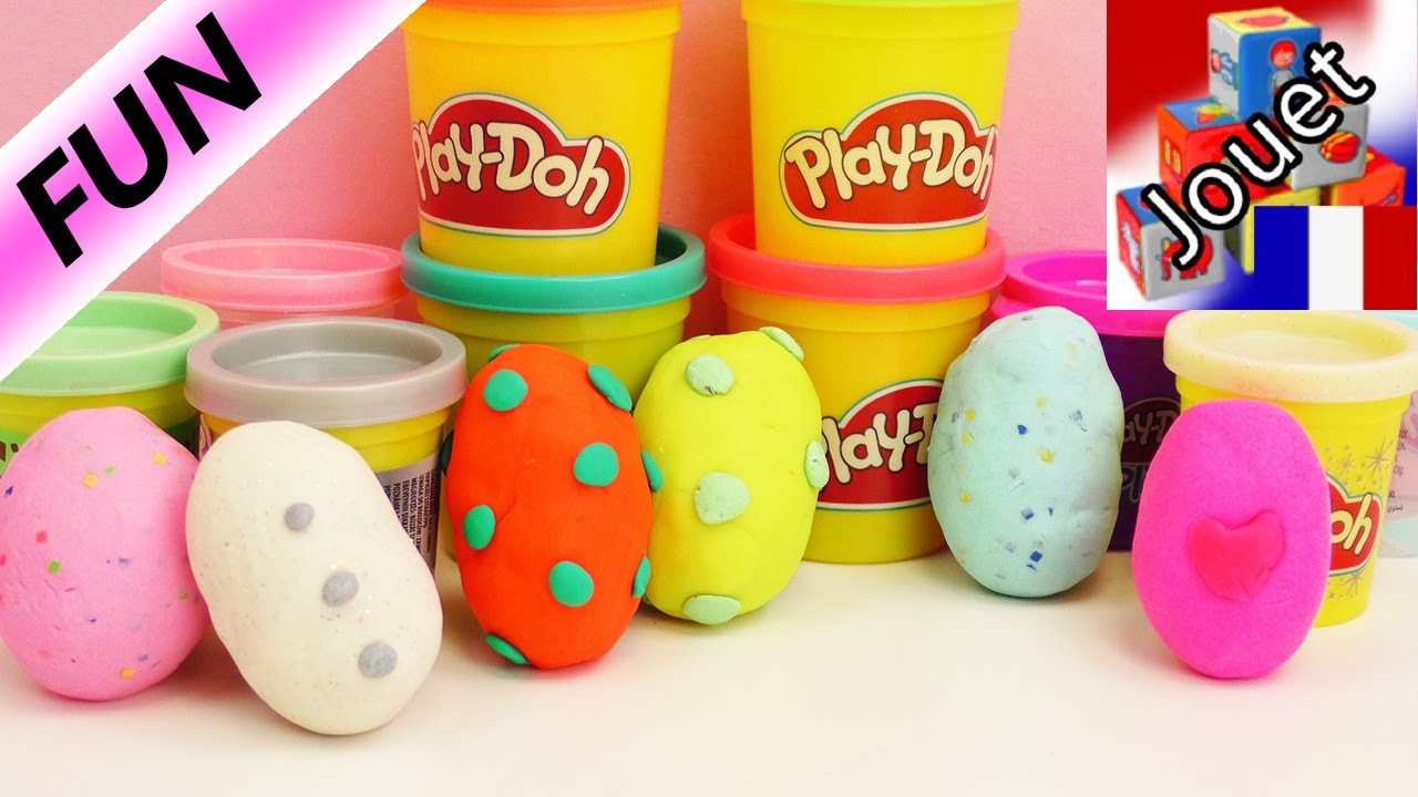 Les 10 plus belles sortes de pâte à modeler Play-Doh + Œufs surprises ...