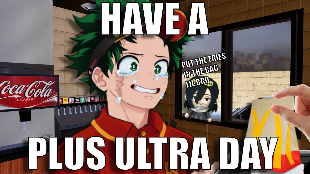 Deku becomes a McDonalds employee… - YouTube
