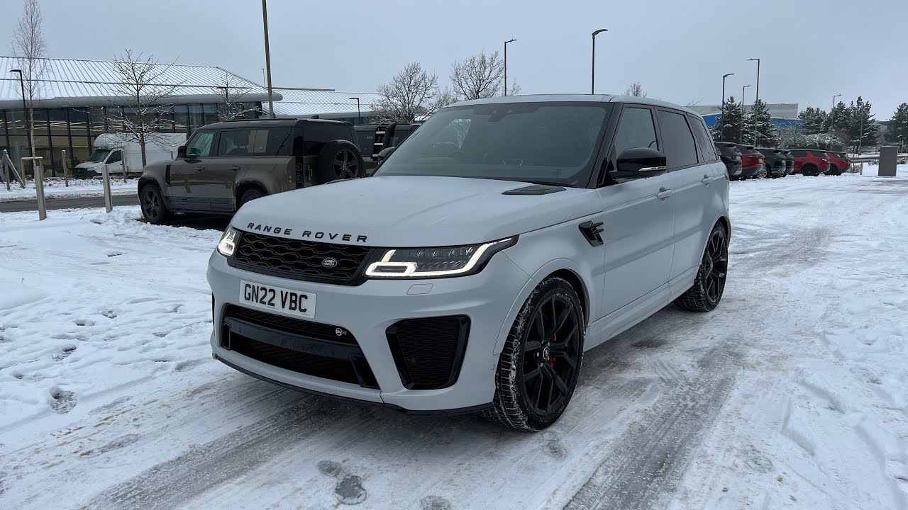 LAND ROVER RANGE ROVER SPORT SVR SVO PREMIUM PALETTE SILVER 2022 - YouTube