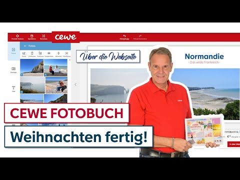 Ein CEWE FOTOBUCH schnell über die Webseite gestalten