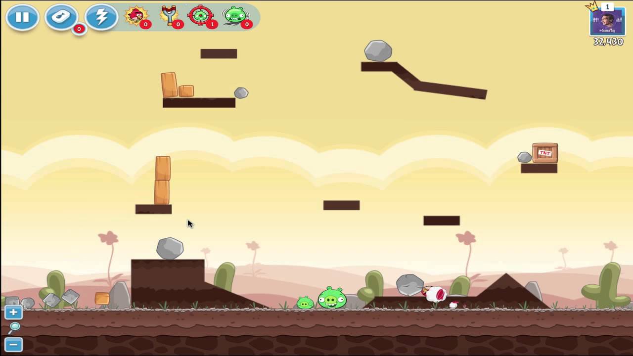 Angry Birds | Poached Eggs Level 43 (3-1) - 3 Star Tutorial - YouTube