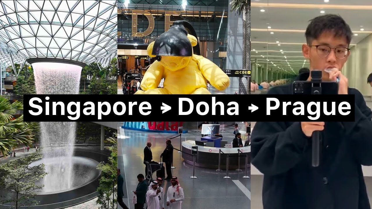 Airport Vlog │ Singapore - Doha - Prague - YouTube