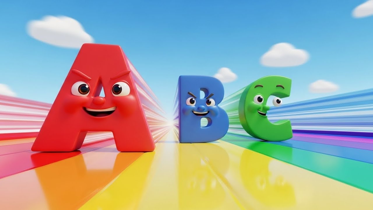 ABCD Song Cartoon 🎶 for Kids! Learn Alphabet Phonics with Fun Cartoons ...
