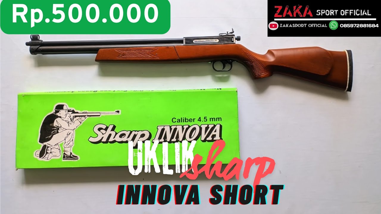 REVIEW | SENAPAN ANGIN | UKLIK | SHARP INNOVA SHORT🤩🔥 - YouTube