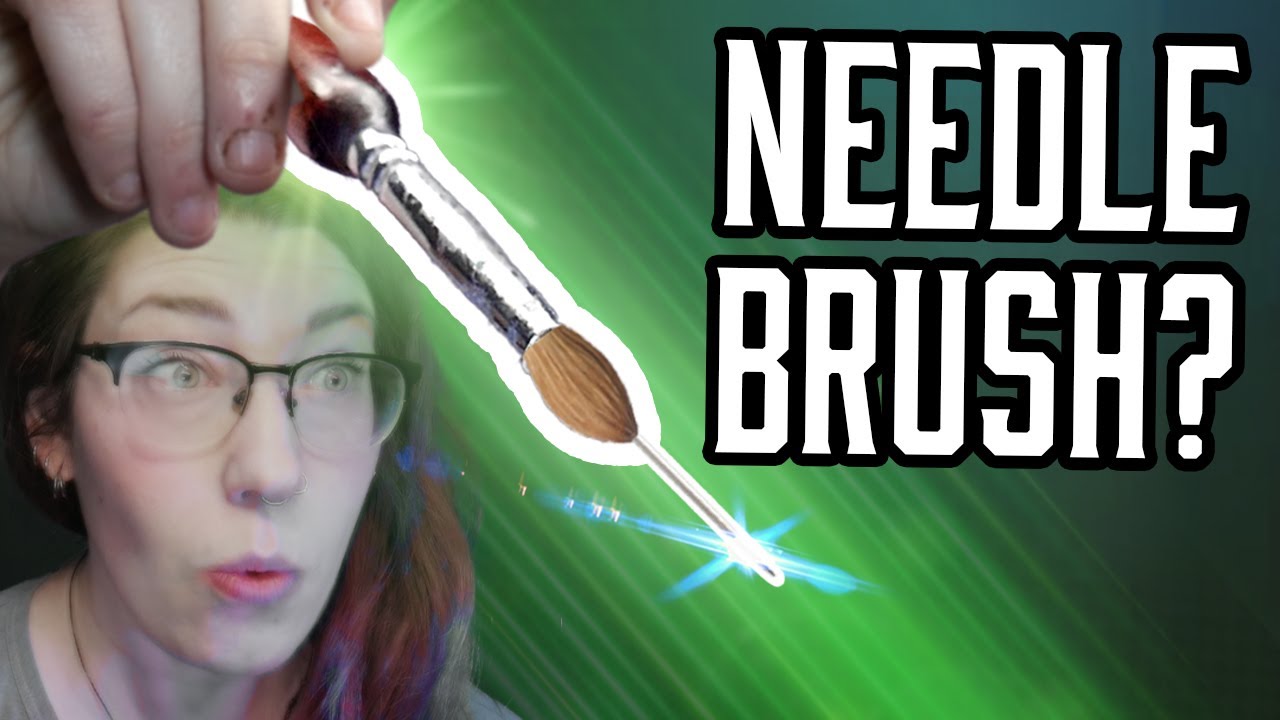 This Needle Brush Fixes a HUGE Miniature Painting Problem - YouTube