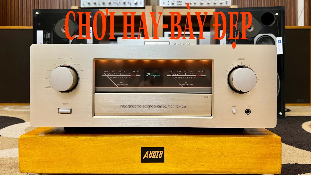 🌸Amply Accuphase E-406. Máy đẹp-giá còn đẹp hơn.☎️-037.383.6882. - YouTube