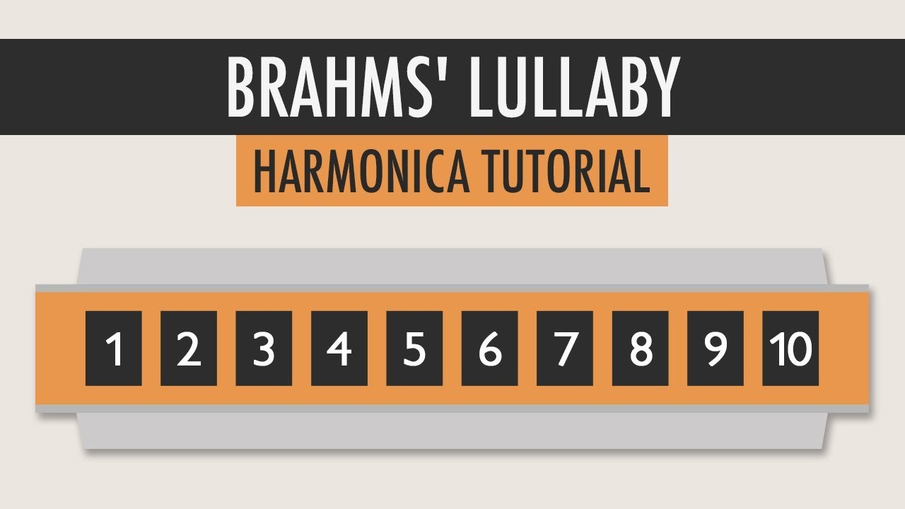 How to play Brahms' Lullaby on the Harmonica - Easy Tutorial - YouTube