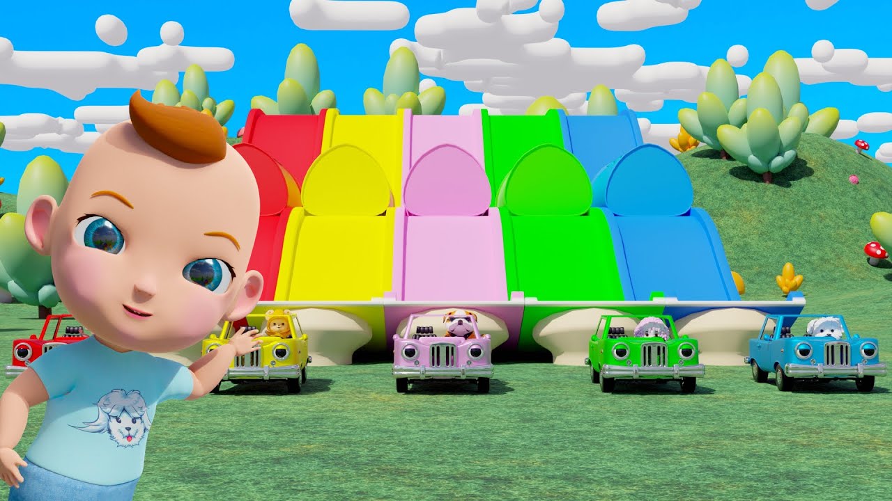 Learn colors with slides | Educational videos for toddlers | Mighty ...