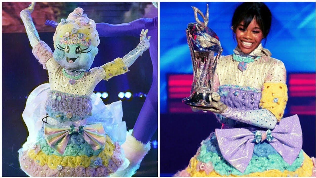 Gabby Douglas Wins The Masked Dancer Cotton Candy Fox The Masked Singer ...