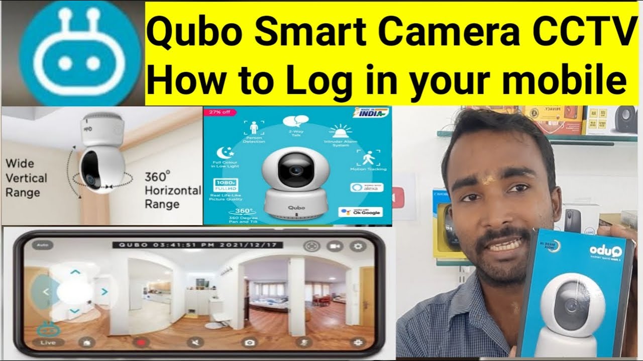 How to Login Qubo Camera in your Mobile II Kaise Setup Kare Qubo Camera ...