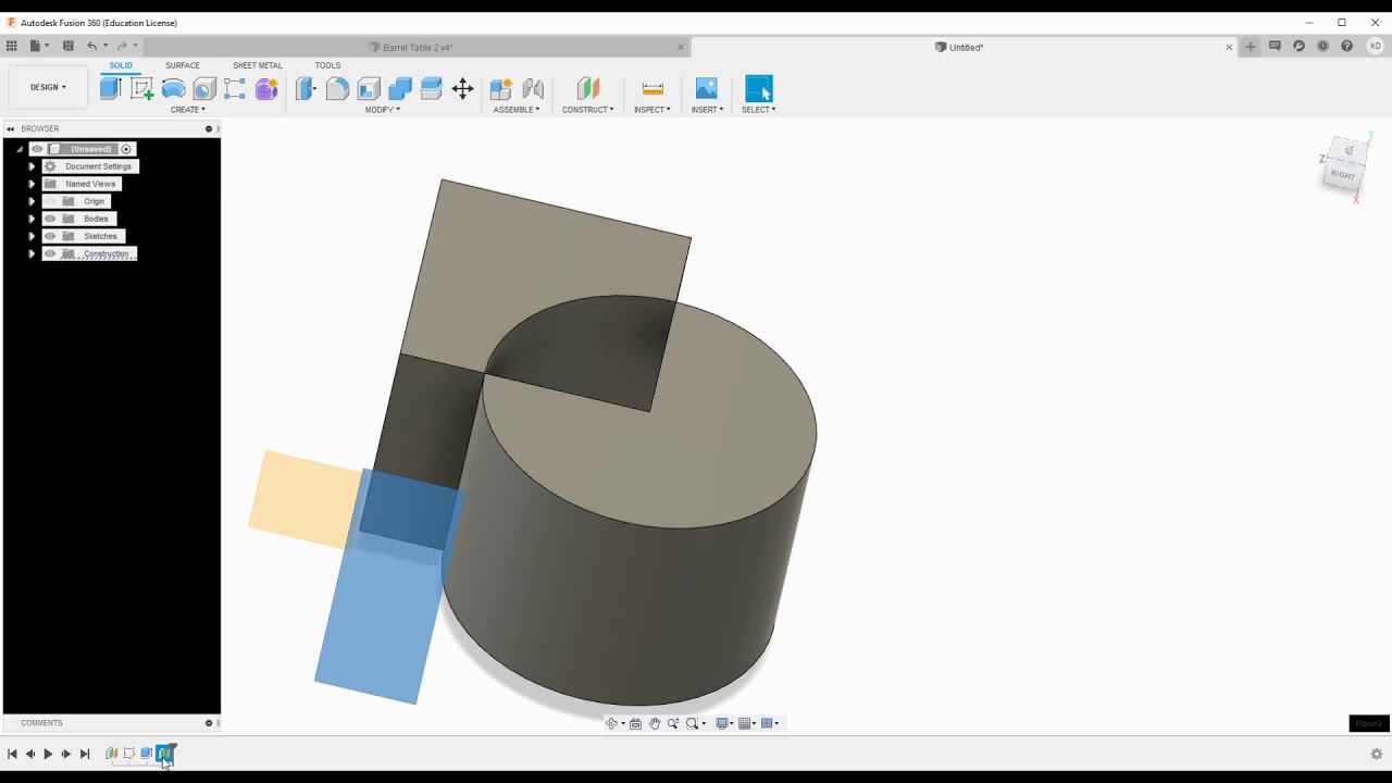 Work Plane Explanation and Examples on Fusion 360 - YouTube