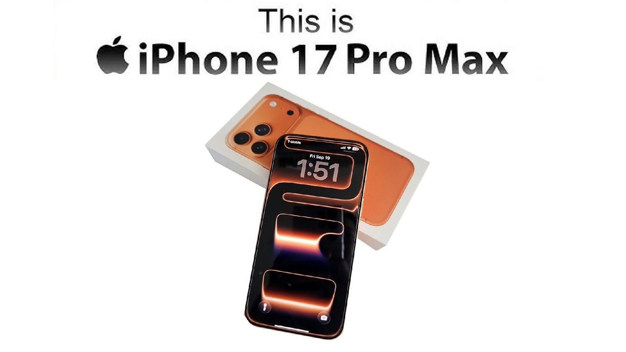 Unboxing New 2025 iPhone 17 Pro Max, Cosmic Orange #iphone17promax ...