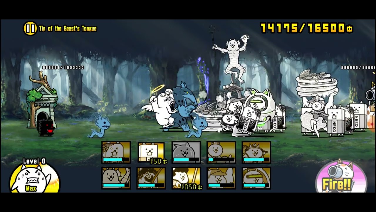 Battle Cats : Affliction in the Forest II : Tip of the Beast's Tongue ...