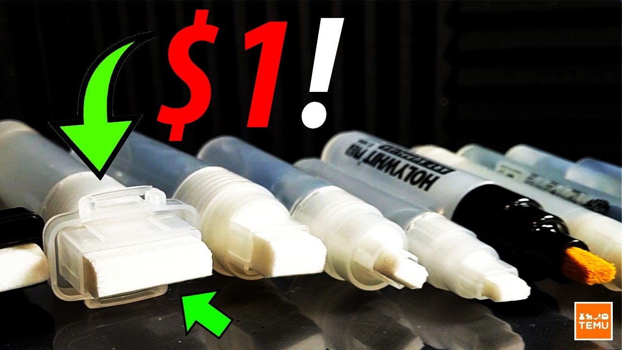 Tagging Graffiti with Every Cheap Temu Graffiti Marker on the WHOLE ...