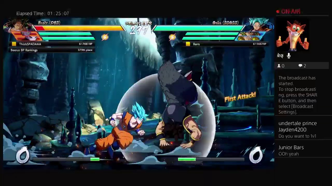 DragonBall Fighterz rank matches - YouTube