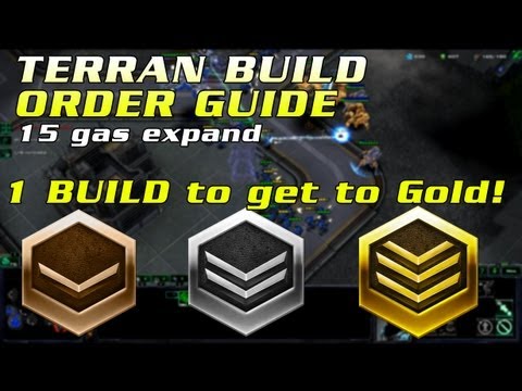 HotS Terran Beginner Build Order | Bronze - Gold all matchups | 15 Gas ...