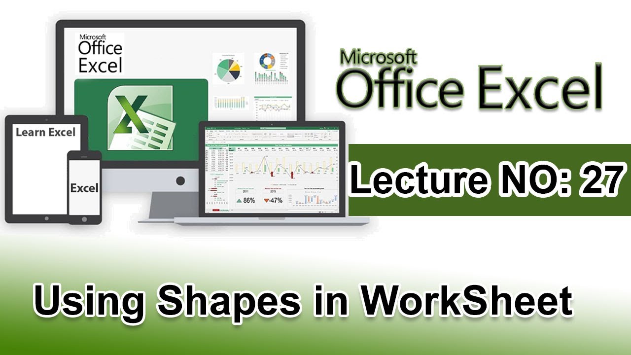 How To Insert Shapes In Excel YouTube how-to-insert-shapes-in-excel-youtube