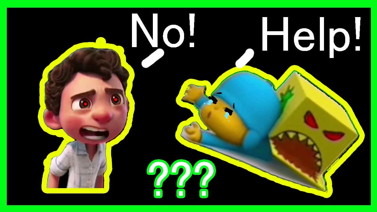 9 Pocoyo and Luca "Help! No! Just You!" Sound Variations in 50 Seconds ...