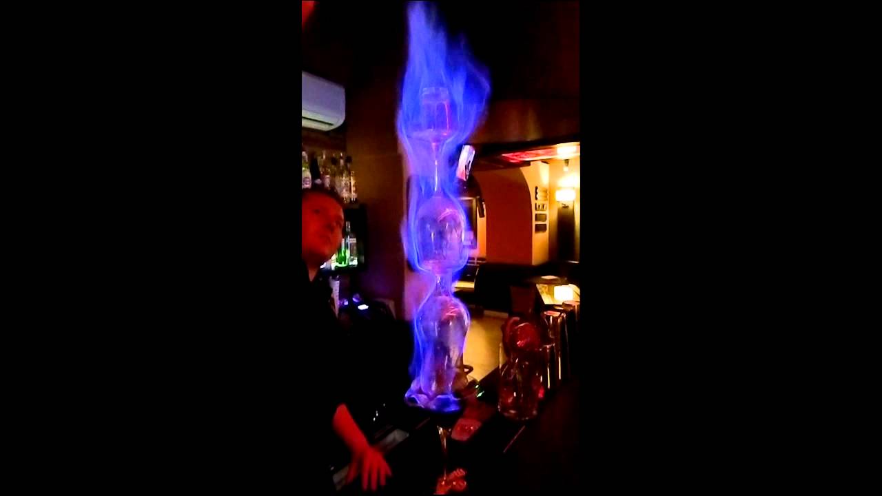 flaming lamborghini tower - YouTube