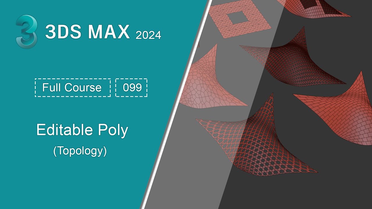 099 - تعلم طريقة عمل تقسيمات مختلفة للاشكال | دورة الماكس - Editable ...