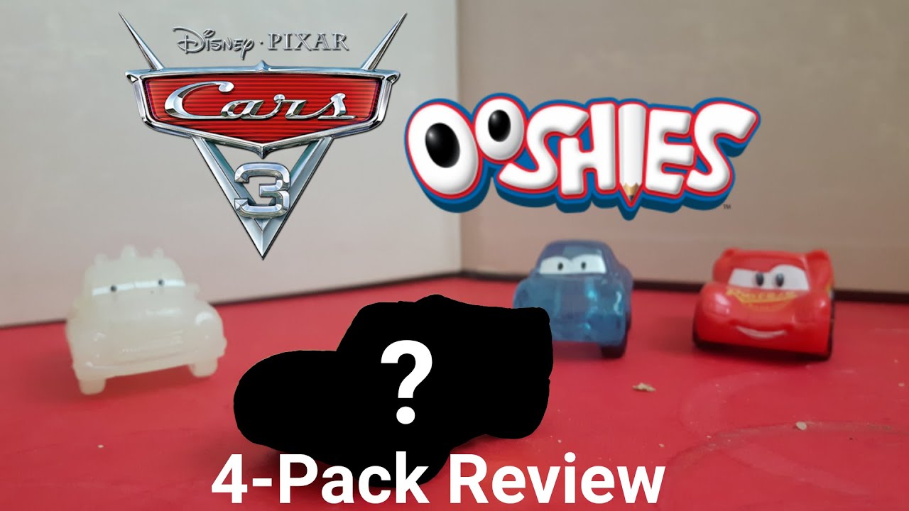 Disney Cars 3 Ooshies 4 Pack Review (Mystery, Sally, McQueen and ...
