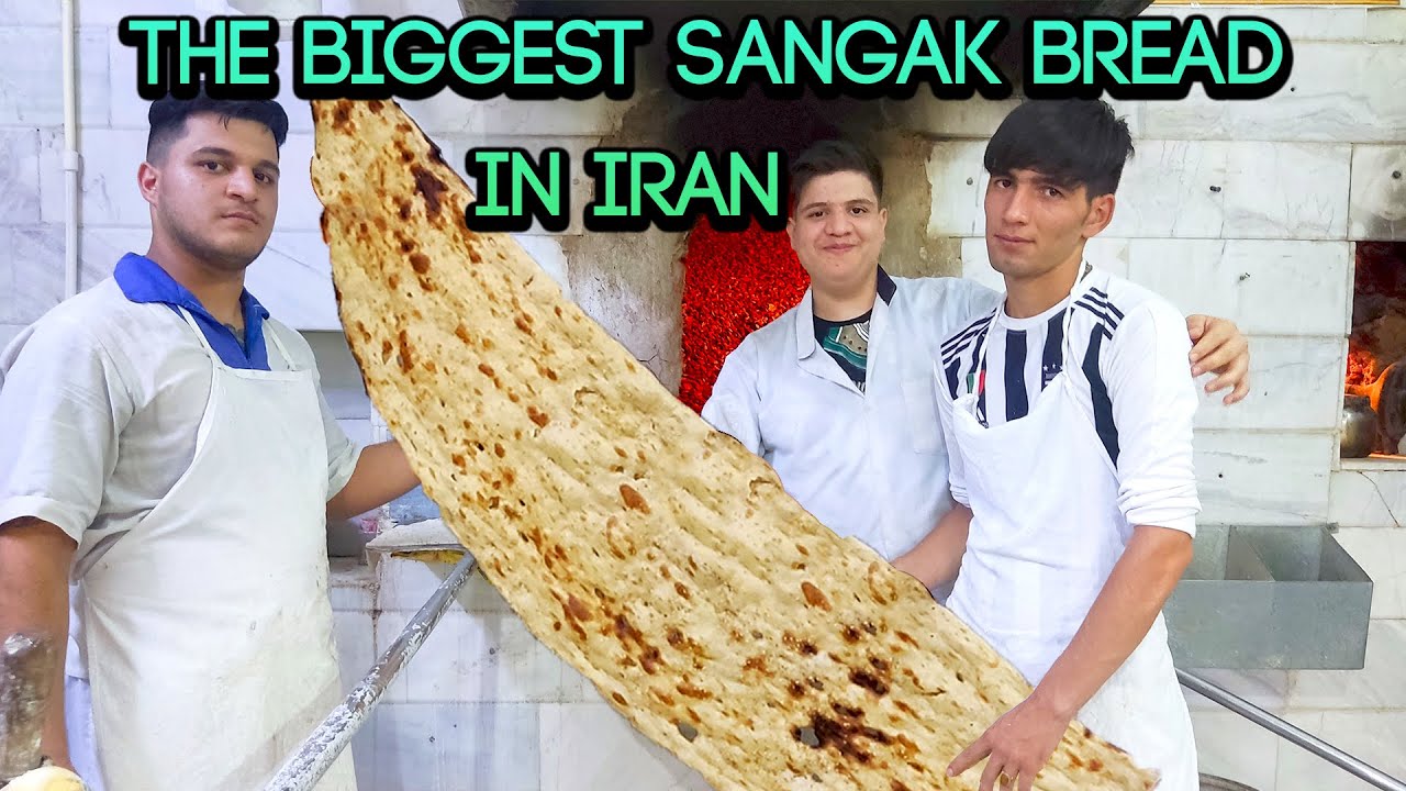 How to make sangak bread / The most delicious and traditional Persian ...