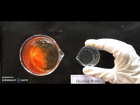 How to make chromic acids in the chemistry laboratory - YouTube