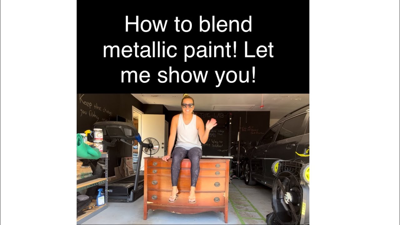 How to blend metallic paint! - YouTube