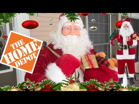 Home Depot Santa Clause Animatronic Review and Demo | Home Depot # ...