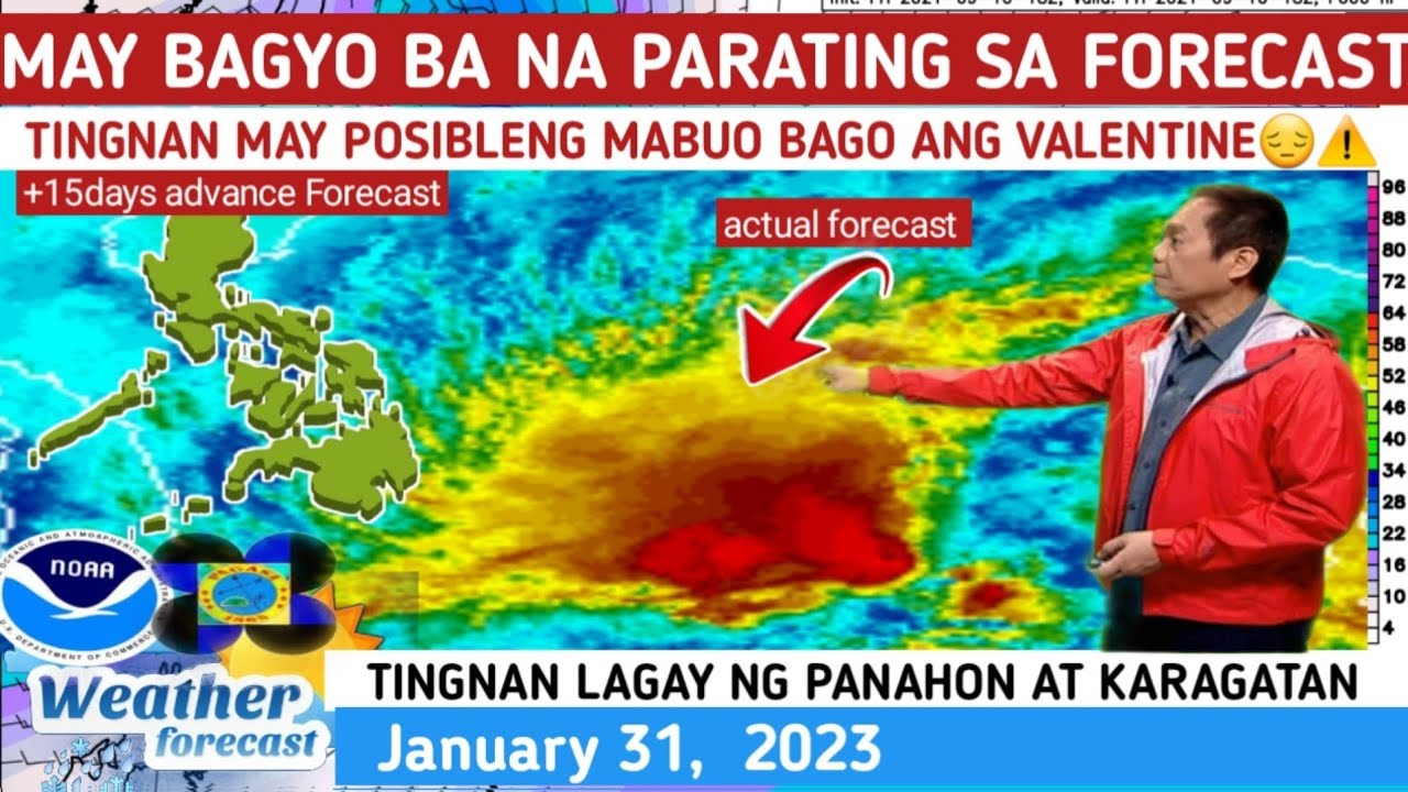 MAY BAGYO BA NA PARATING SA FORECAST?😱TINGNAN DITO⚠️| WEATHER UPDATE ...
