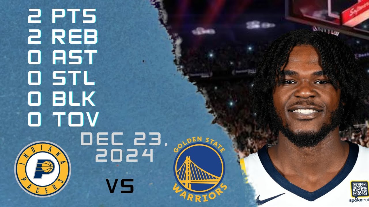 Jarace Walker Full Highlights & Lowlights vs WARRIORS 23 12 2024 ...