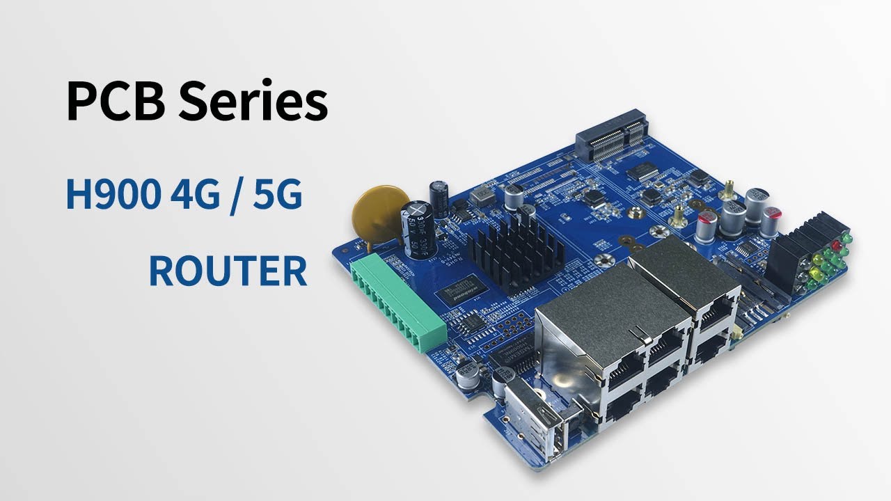 PCB Series - H900 Industrial 4G 5G Router - YouTube