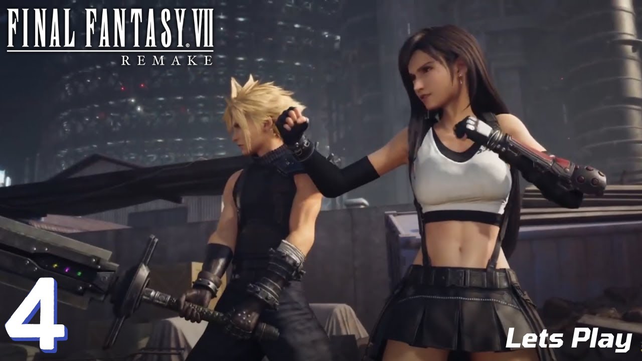 Final Fantasy VII Remake Playthrough Part 4 - Heres Johnny - YouTube