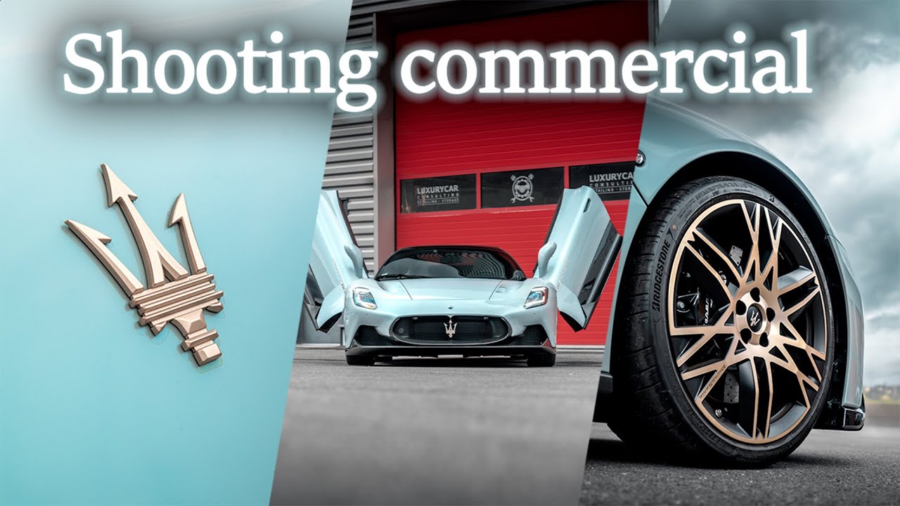 BACKSTAGE Shooting automobile commercial photo & vidéo [4k] - YouTube