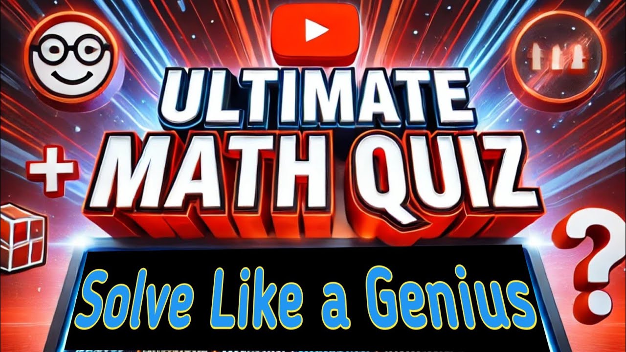 ⚡ Ultimate Math Quiz Live! 🏆 Solve Fast, Think Smart🔥 - YouTube