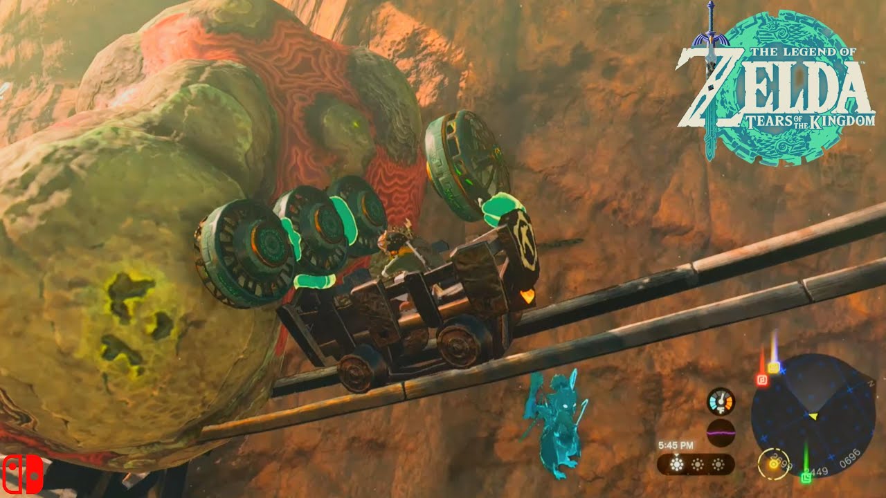 The Legend of Zelda TOTK - "Created Best & Worst Cart Train Ever ...